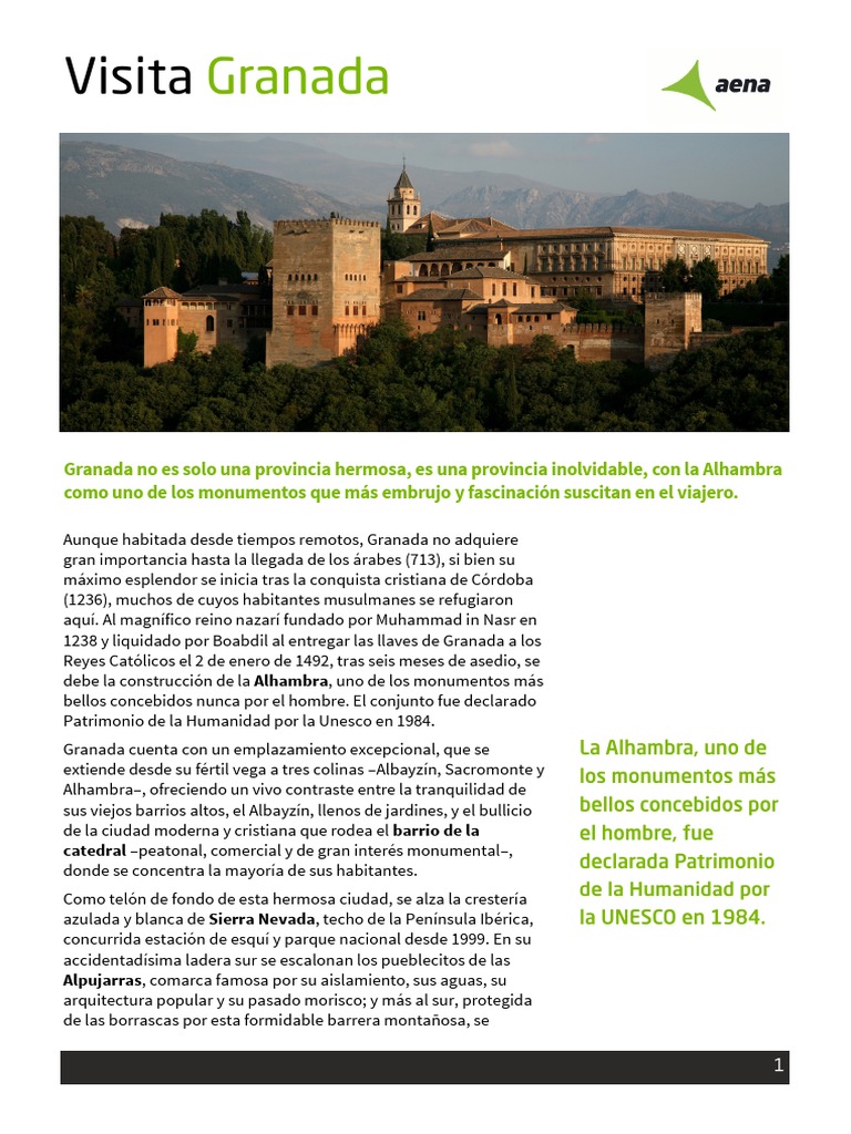 Guia Turistica Granada | PDF