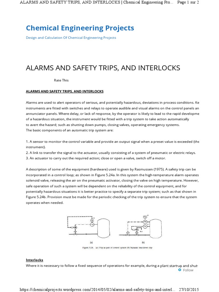 Alarms and Sa | PDF | Relay | Control System