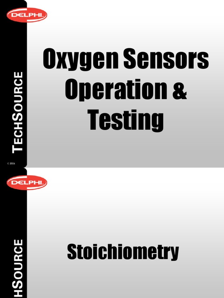 Oxygen Sensors Operation & Testing | PDF | Chemistry | Electromagnetism