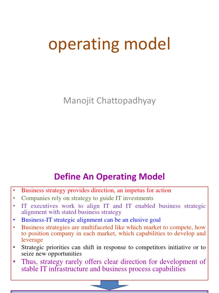 L3 Operating Model | PDF | Strategic Management | Business Process