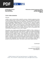 Poslovno Pismo Primer | PDF