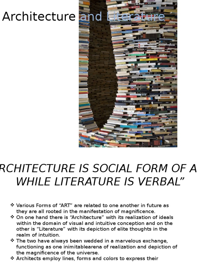 Interplay of Architecture and Literature | PDF | Poetry | Science