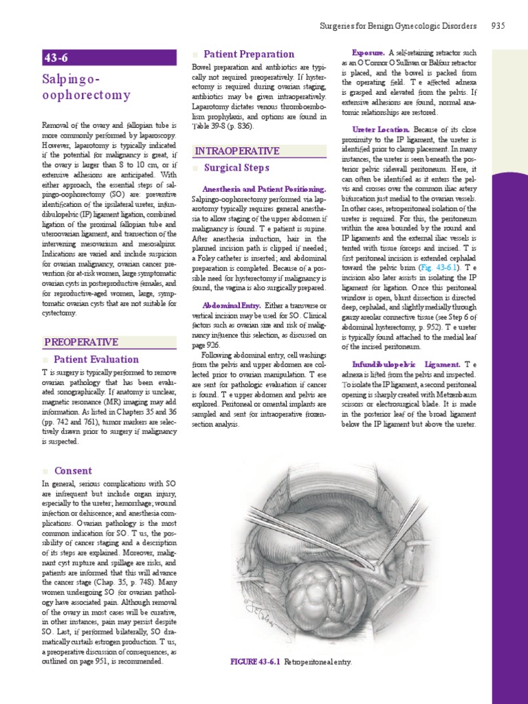 Salpingo Oophorectomy | Ovarian Cancer | Ovary