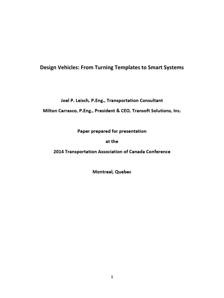 Turning Radius Templates | PDF | Semi Trailer Truck | Computer Aided Design