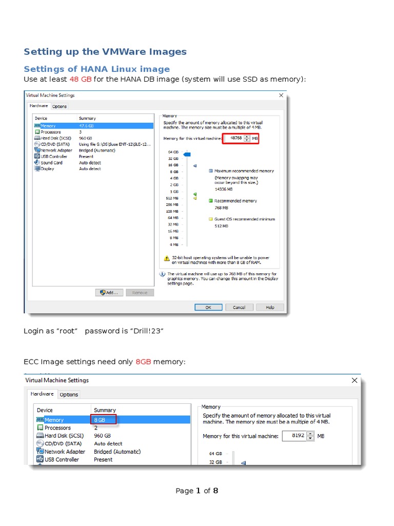 Setting Up The VMWare Images | PDF | System Software | Software