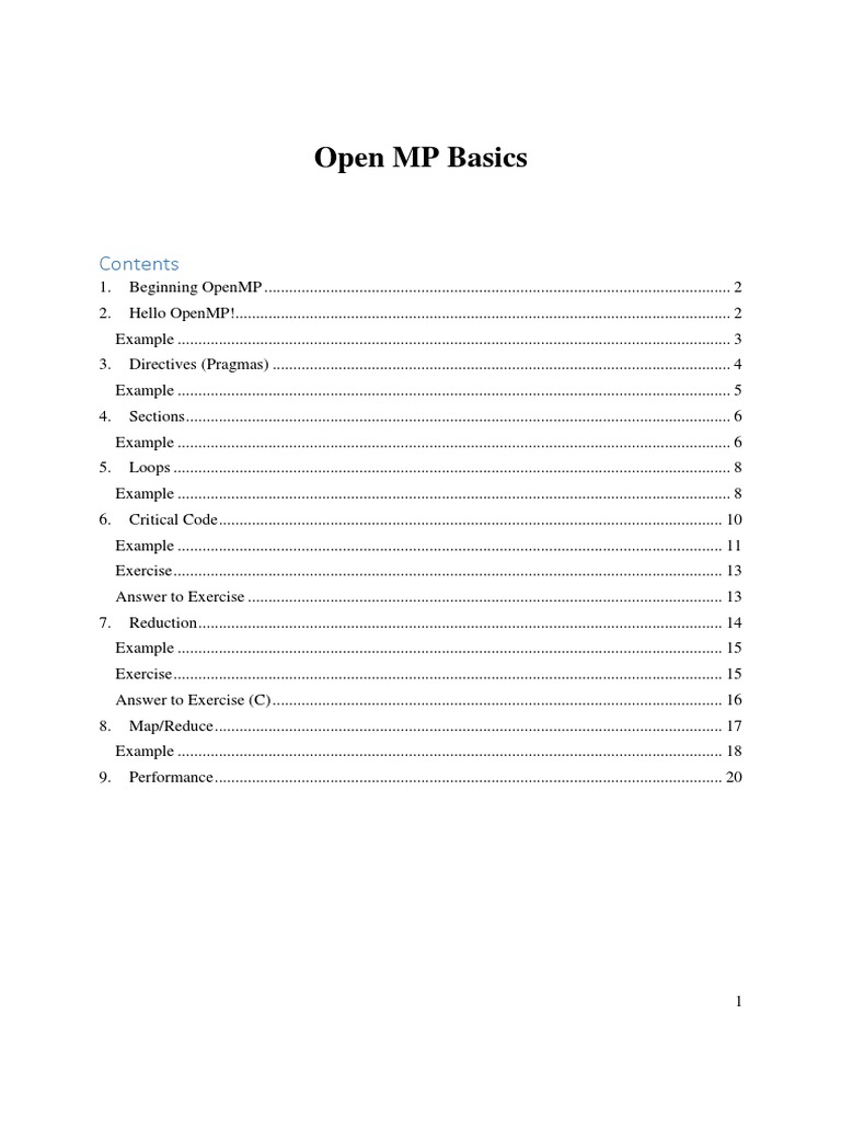 Beginning OpenMP | PDF | Software Development | Computer Engineering