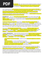 Top 5 Leukogram Patterns Explained | PDF | White Blood Cell | Lymphocyte