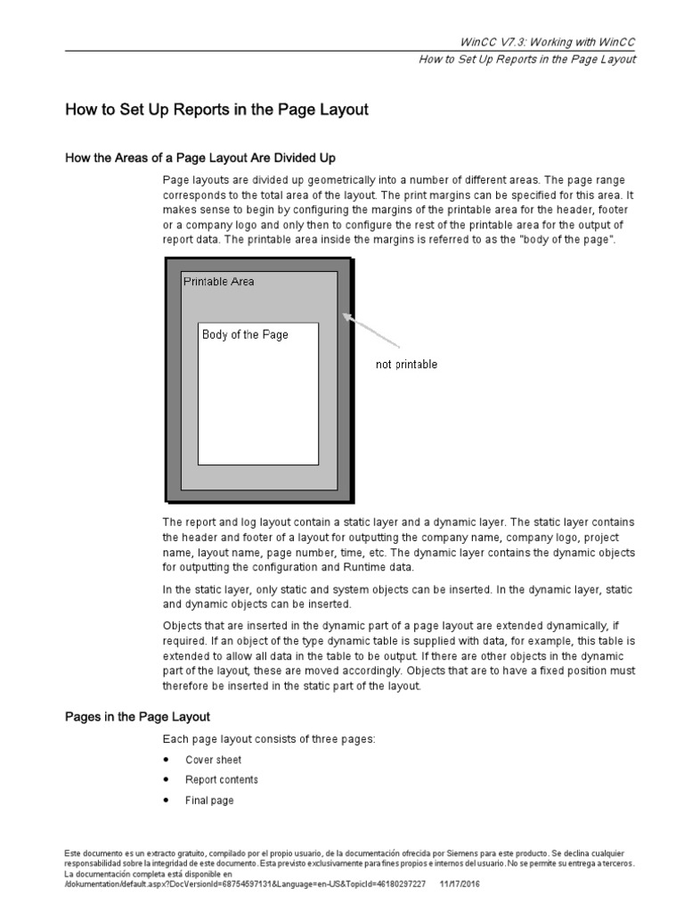 How To Set Up Reports in The Page Layout | PDF | Page Layout | Computing