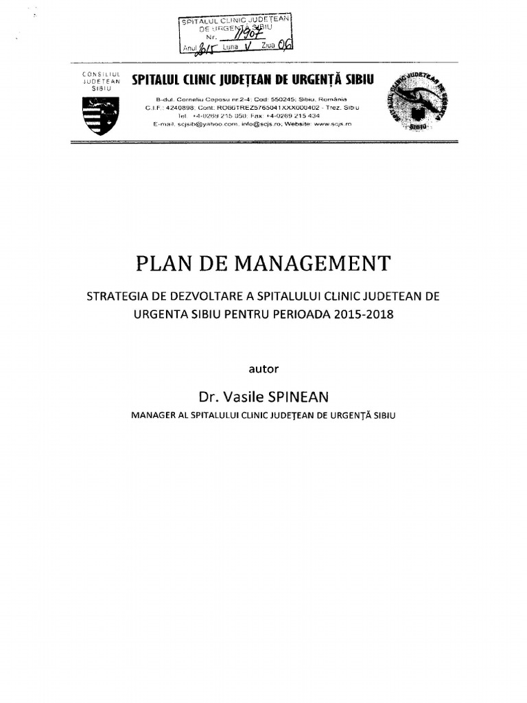 Plan de Management 2015 | PDF