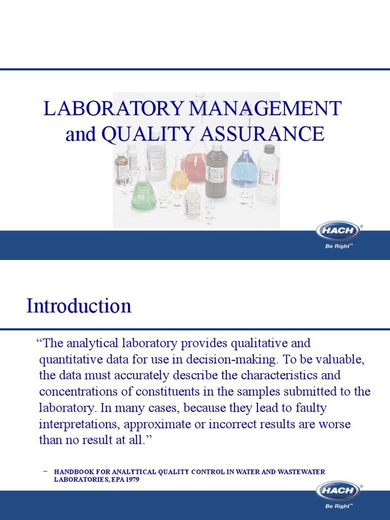 Lab Quality Assurance Guide | PDF | Accuracy And Precision | Quality ...