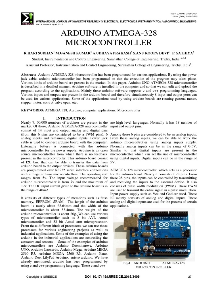 Journal Arduinopdf Arduino 734 Views