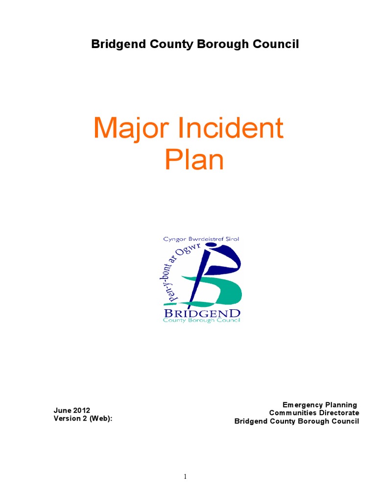 Major Incident Plan | PDF | Emergency Management | Emergency