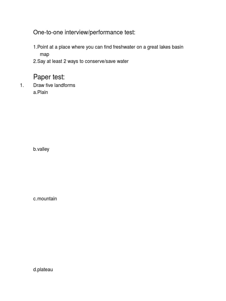 Freshwater Conservation and Geography Test | PDF | Science & Mathematics