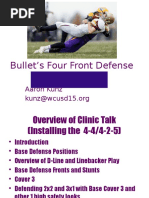 2013 4-2-5 Defense Playbook | PDF | American Football | Gridiron Football