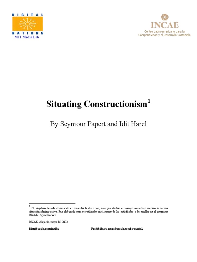 Situating Constructionism: Learning Through Making | PDF | Social ...