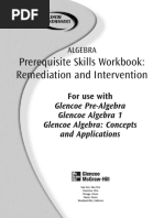 Pre Algebra Practice WOrkbook | PDF