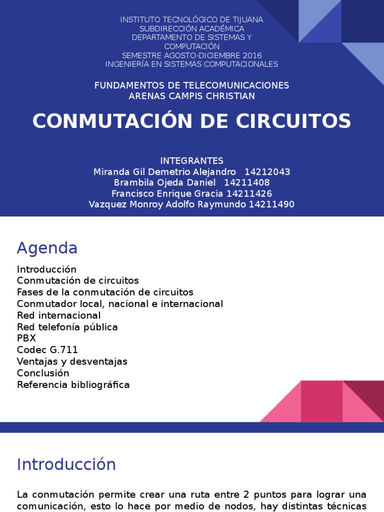 Conmutacion de Circuitos | PDF | Conmutador de red | Red de computadoras