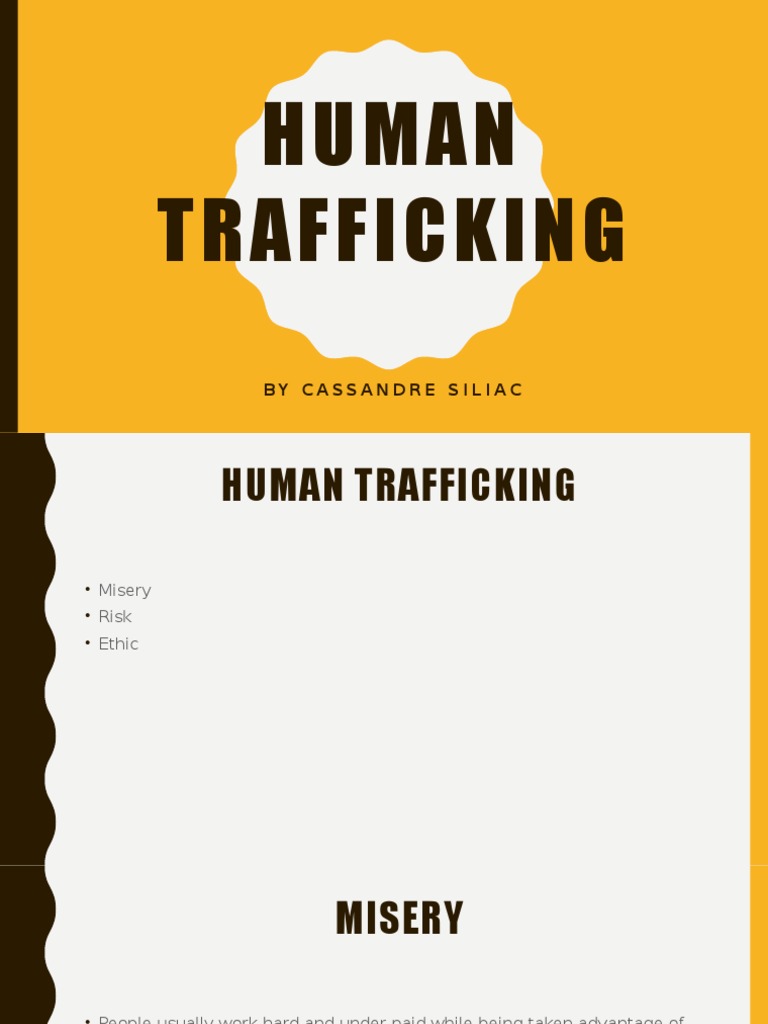 Human Trafficking Powerpoint | PDF