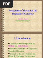Concrete Cube Failure - Acceptance Criteria and IS Code | PDF ...