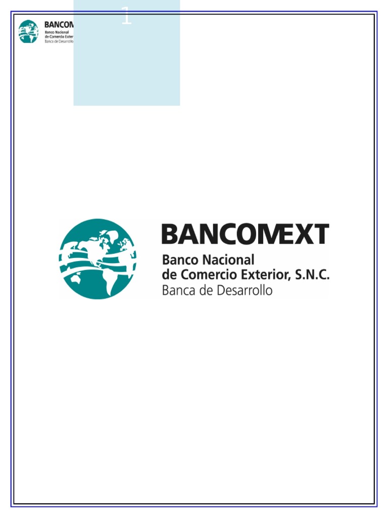 BANCOMEXT | PDF | Pequeñas y medianas empresas | Bancos