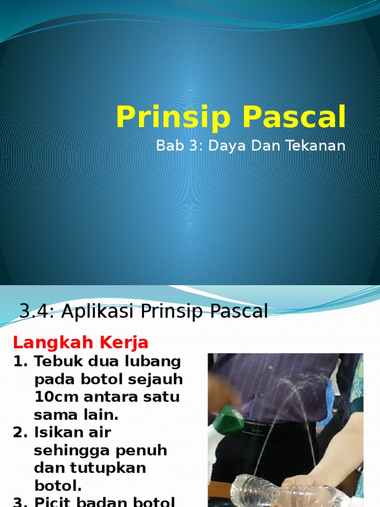 3.4 Prinsip Pascal | PDF