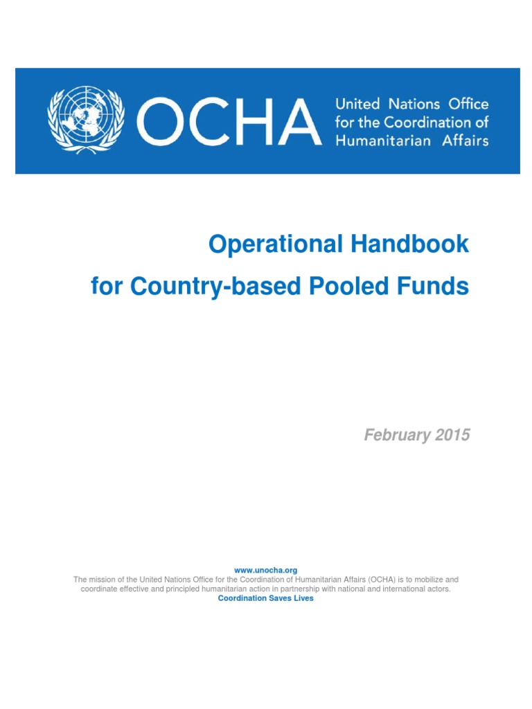 Operational Handbook | PDF | Humanitarian Aid | Governance