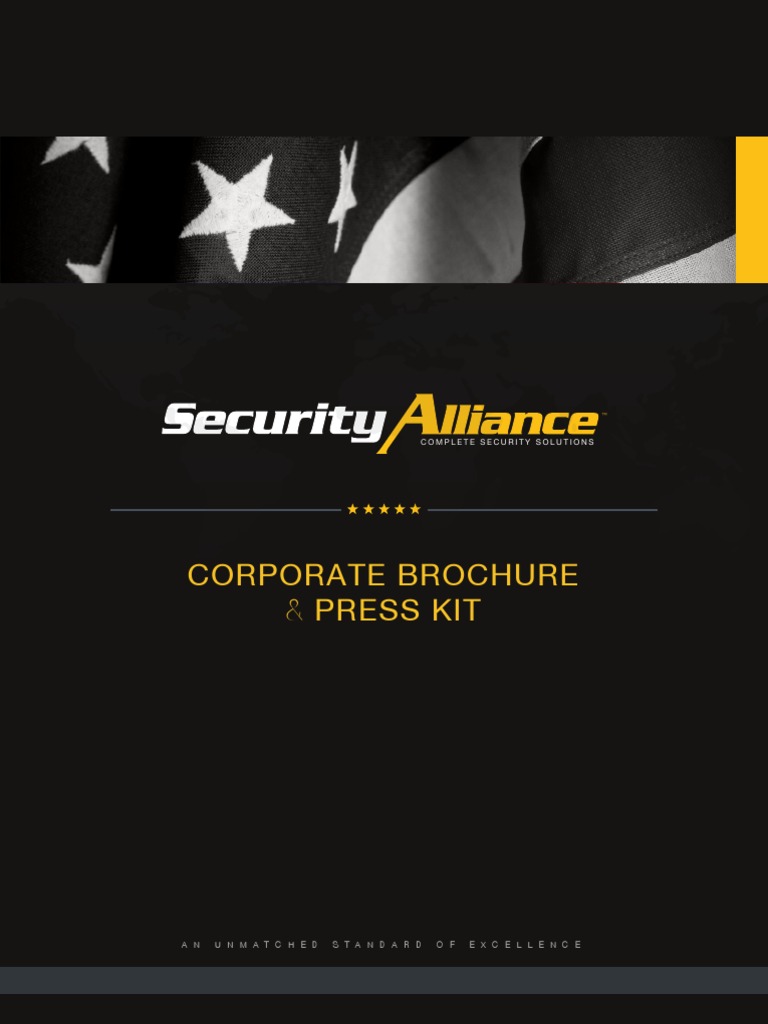Security Alliance - Complete Security Solutions - Corporate Brochure ...