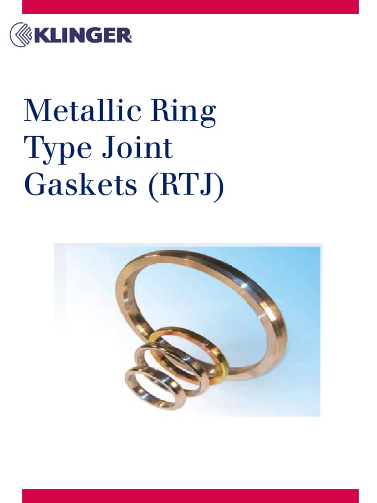 Klinger RTJ Catalogue Rev1 PDF | PDF | Mechanical Engineering | Gas Technologies