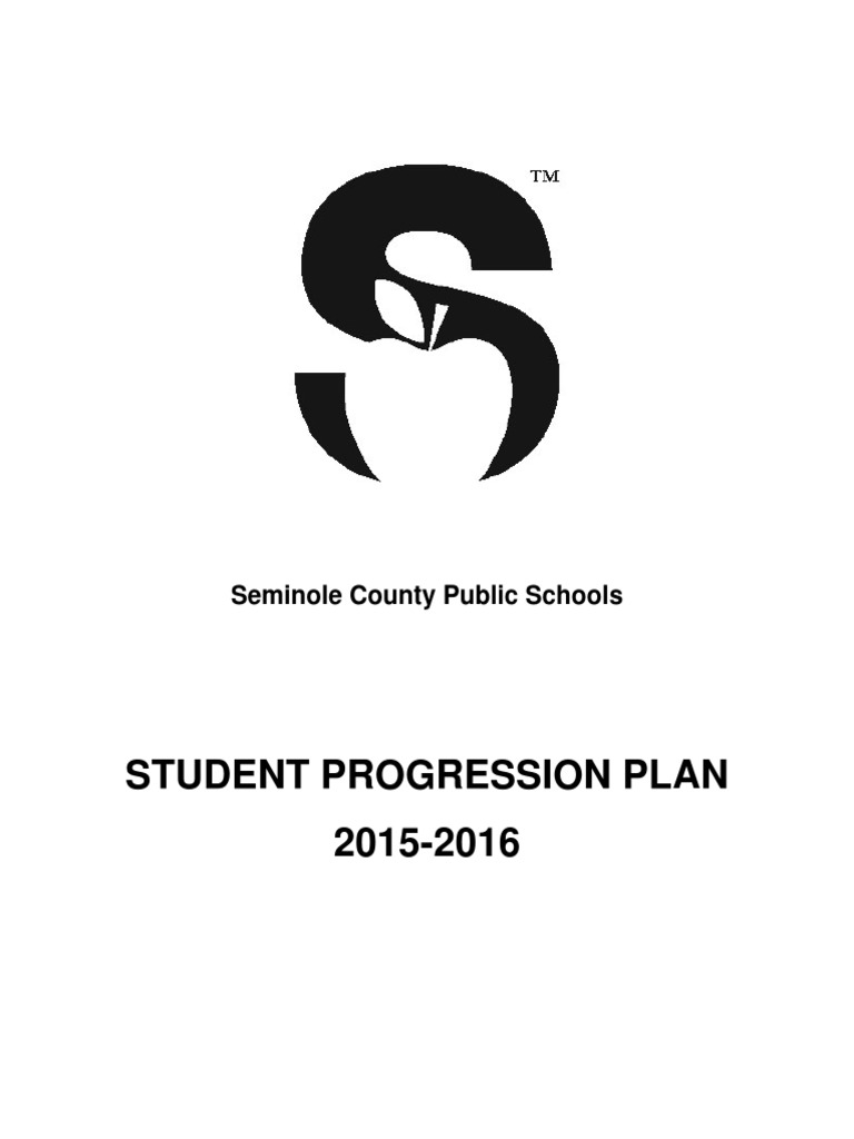 Student Progression Plan | PDF | Educational Assessment | Secondary School