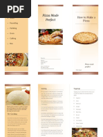 Making Pizza Instruction Writing Template - Ver - 1 | PDF