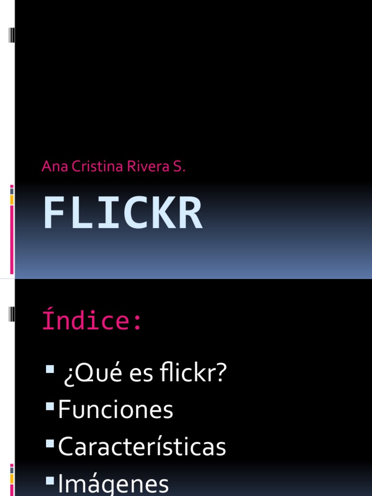 Flickr | PDF
