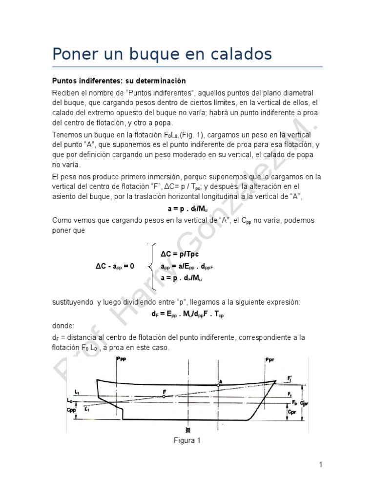 Poner Un Buque en Calados | PDF | Fracción (Matemáticas) | Arquitectura ...
