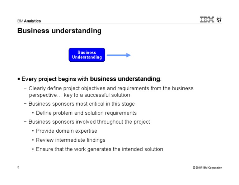 Slides - Business Understanding PDF | PDF