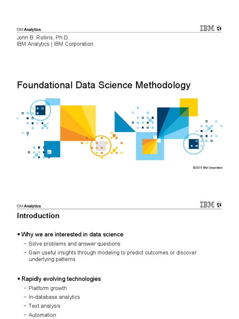Slides - Introduction To Data Science Methodology PDF | PDF | Career ...