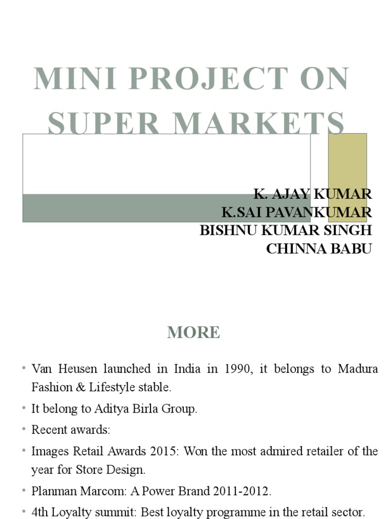 Mini Project | PDF | Brand | Retail