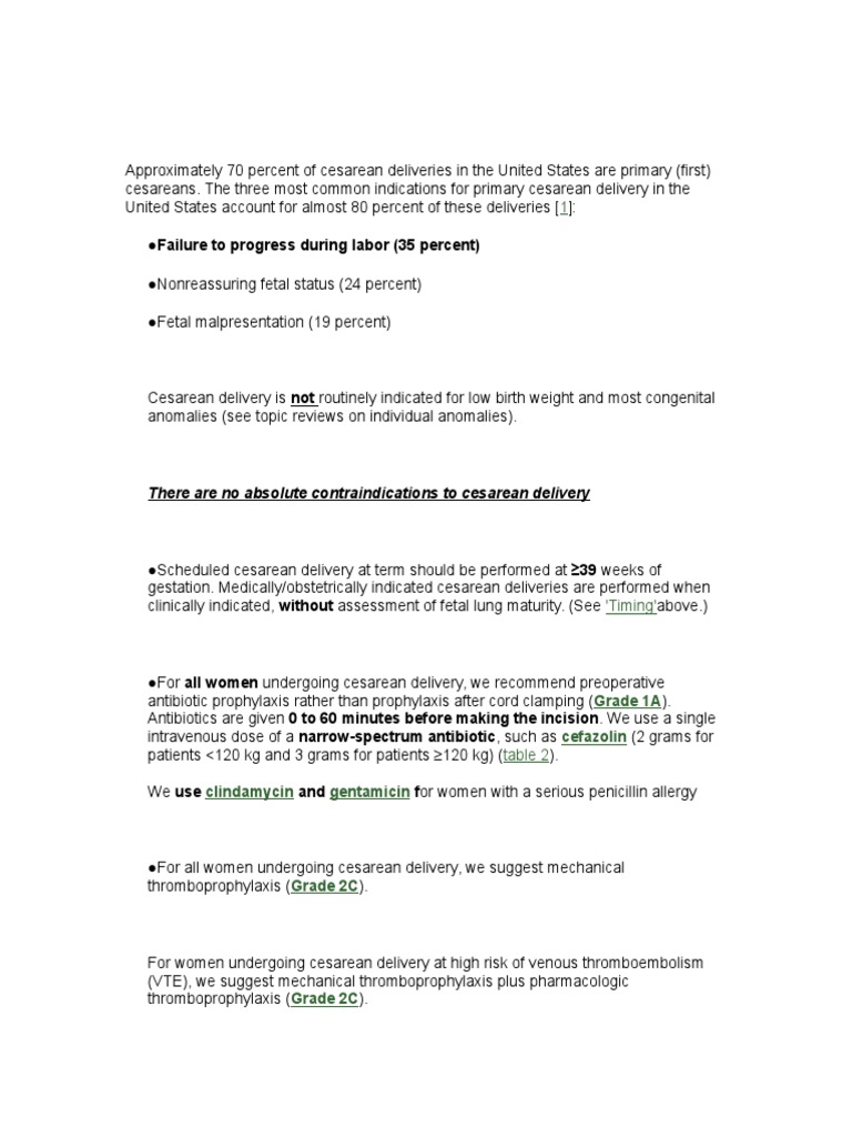 Failure To Progress During Labor (35 Percent) : There Are No Absolute ...