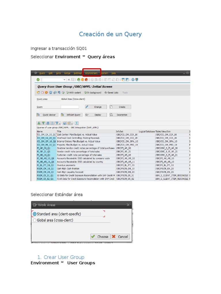 Creación de Un Query | PDF | Informática | Tecnología