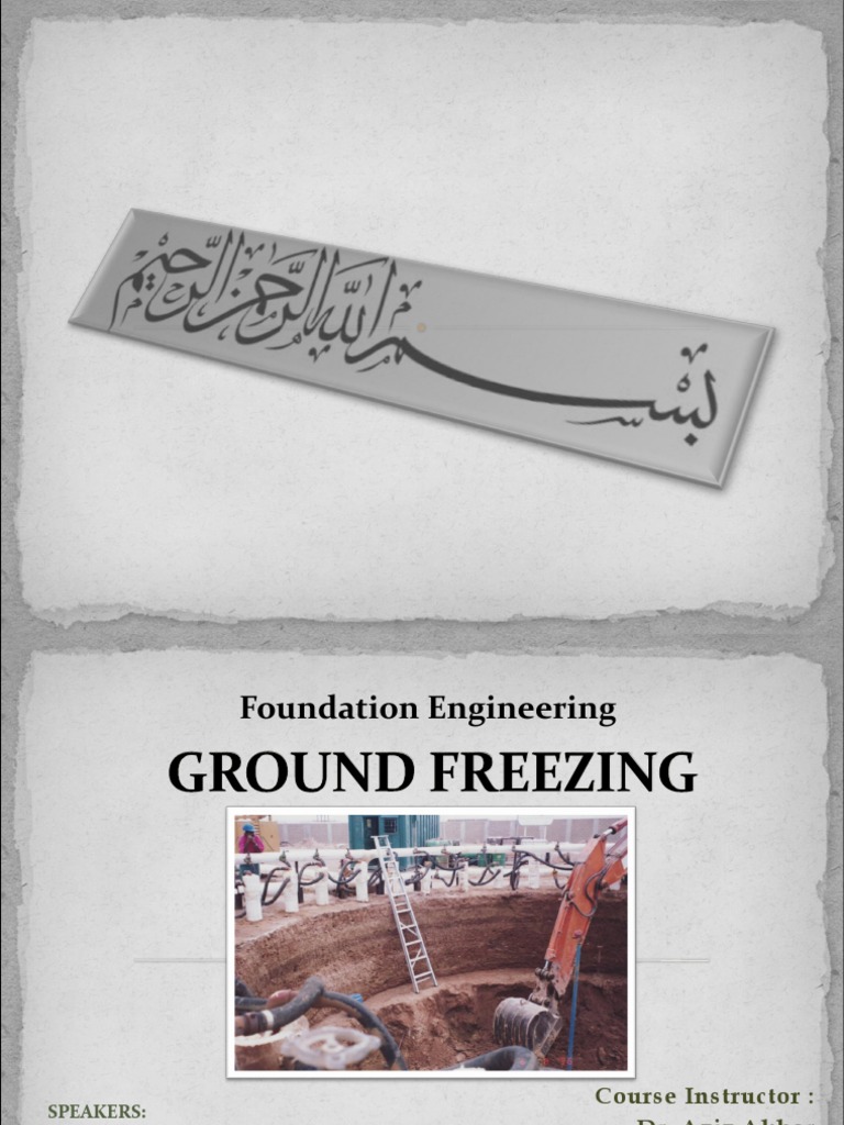 Ground Freezing | PDF | Deep Foundation | Building Engineering