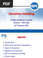 SOP On Handling of Deviations | PDF | Quality Assurance | Business