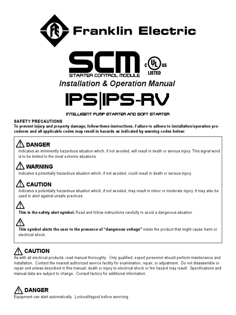 Fe SCM Manual Ips Ips-Rv v1 | PDF | Relay | Switch