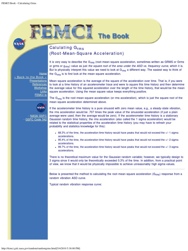 FEMCI Book - Calculating Grms | PDF | Root Mean Square | Microsoft Excel
