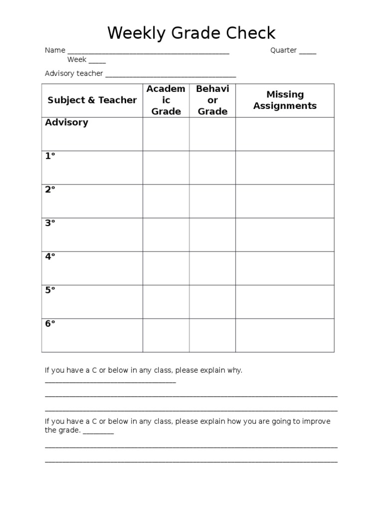 Grade Check | PDF