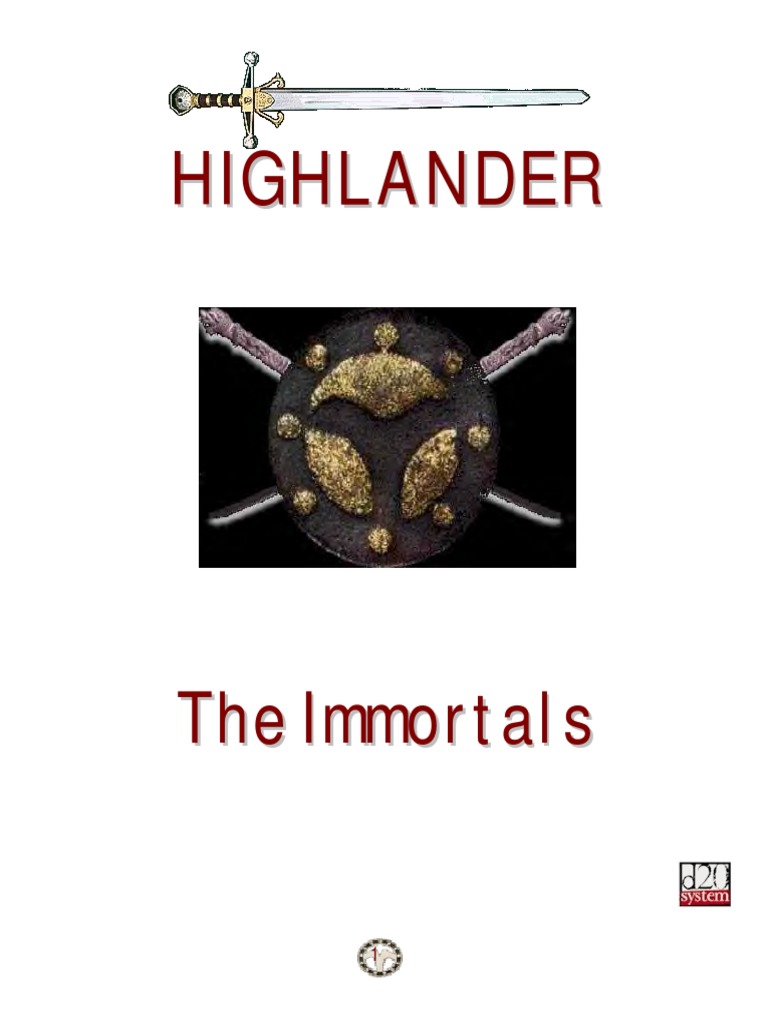 D20 - Modern - Highlander | PDF | Dungeons & Dragons | Copyright