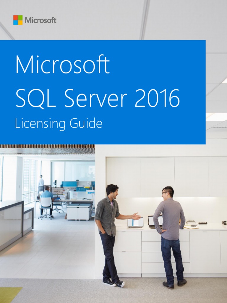 SQL Server 2016 Licensing Guide en US | PDF