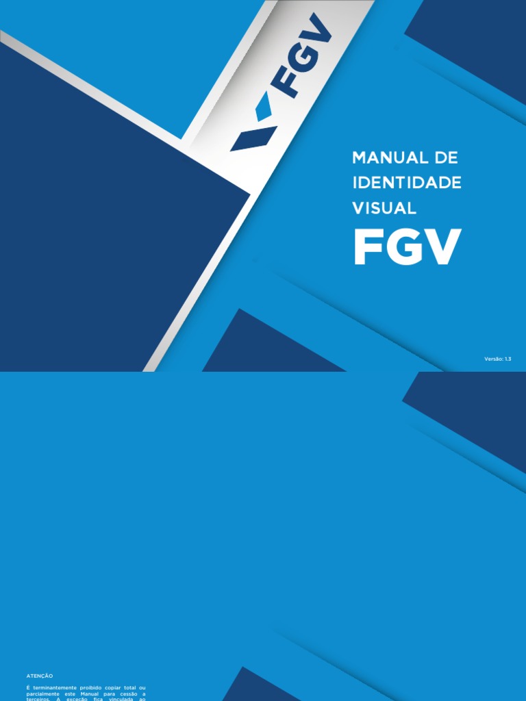 Manual de Identidade Visual - FGV | Download grátis PDF | Marca | Impressão