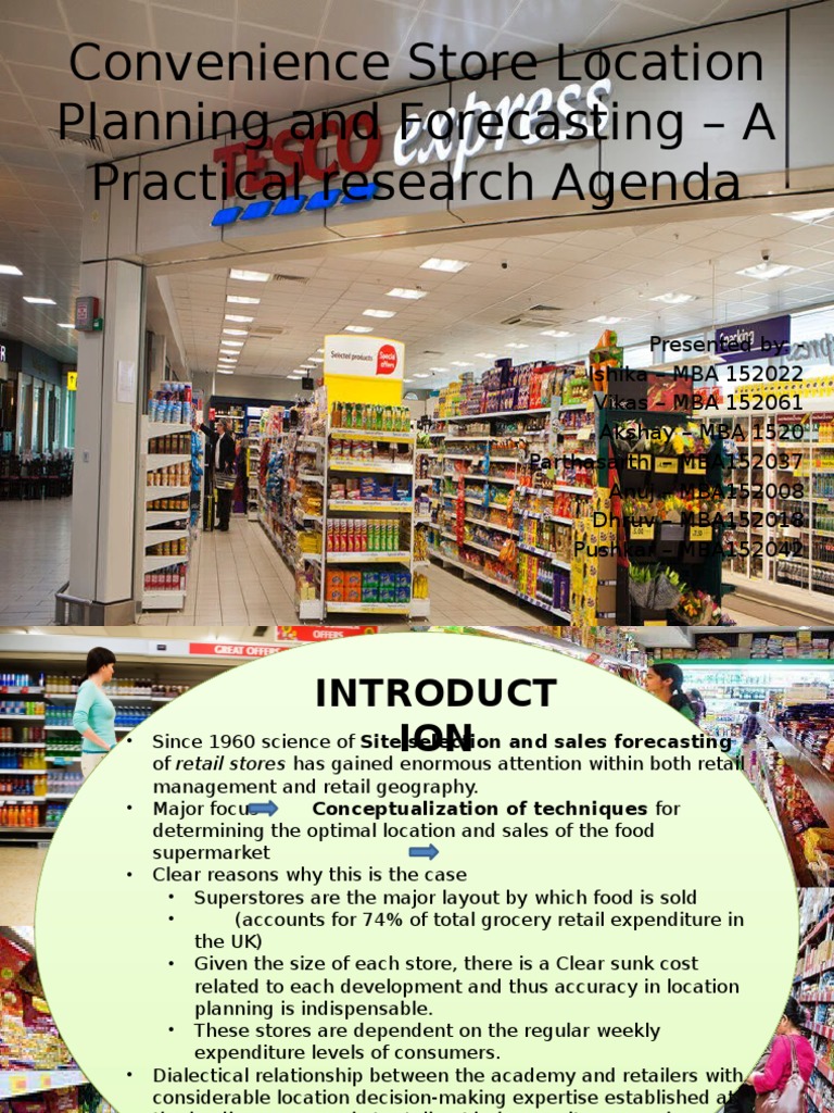 Convenience Store Location Strategies | PDF | Retail | Forecasting