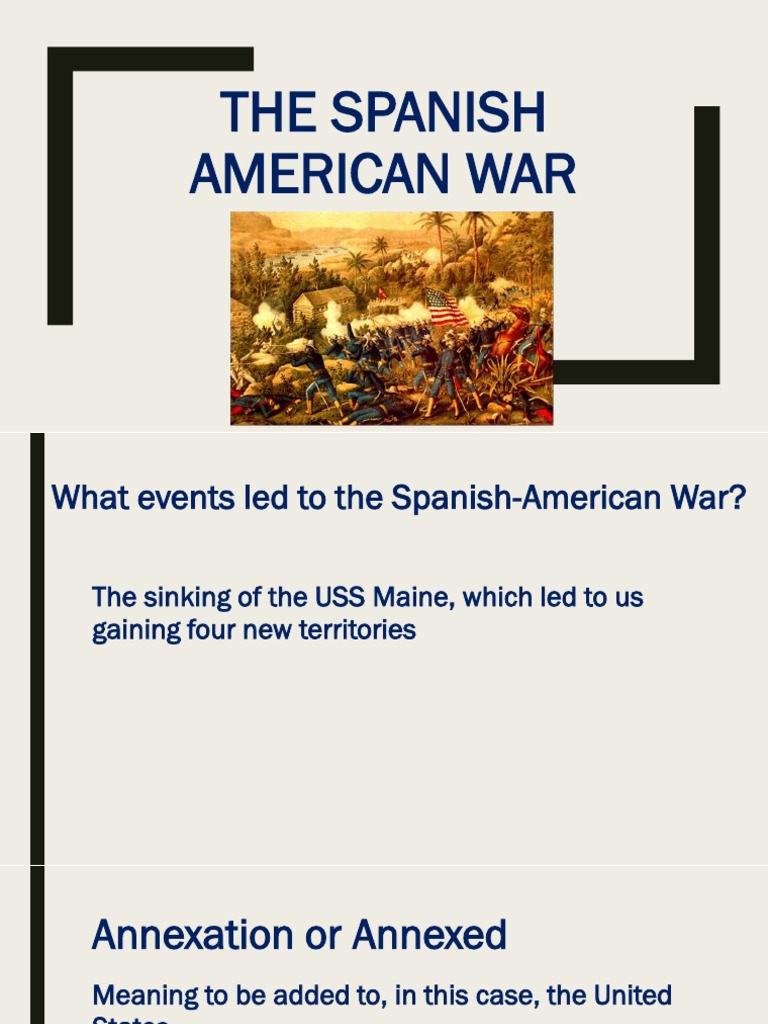 The Spanish American War | PDF