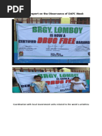 2024 Drug Abuse Prevention and Control (Dapc) Week Celebration | PDF