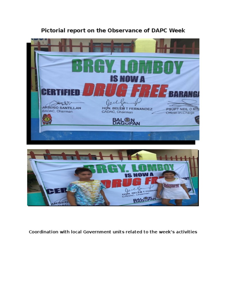 Pictorial Report On The Observance of DAPC Week | PDF | Public Sphere