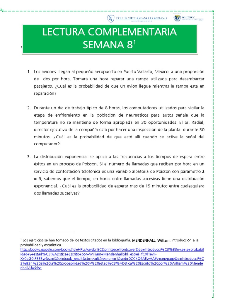 Lectura Complementaria Semana 8A | PDF | Distribución de veneno | Enseñanza de matemática